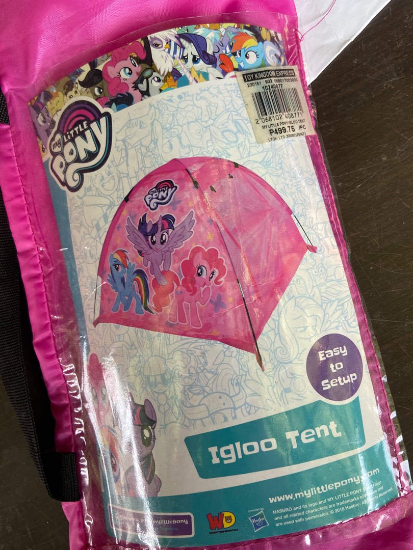 My Little Pony Igloo Tent, Hobbies & Toys, Toys & Games on Carousell