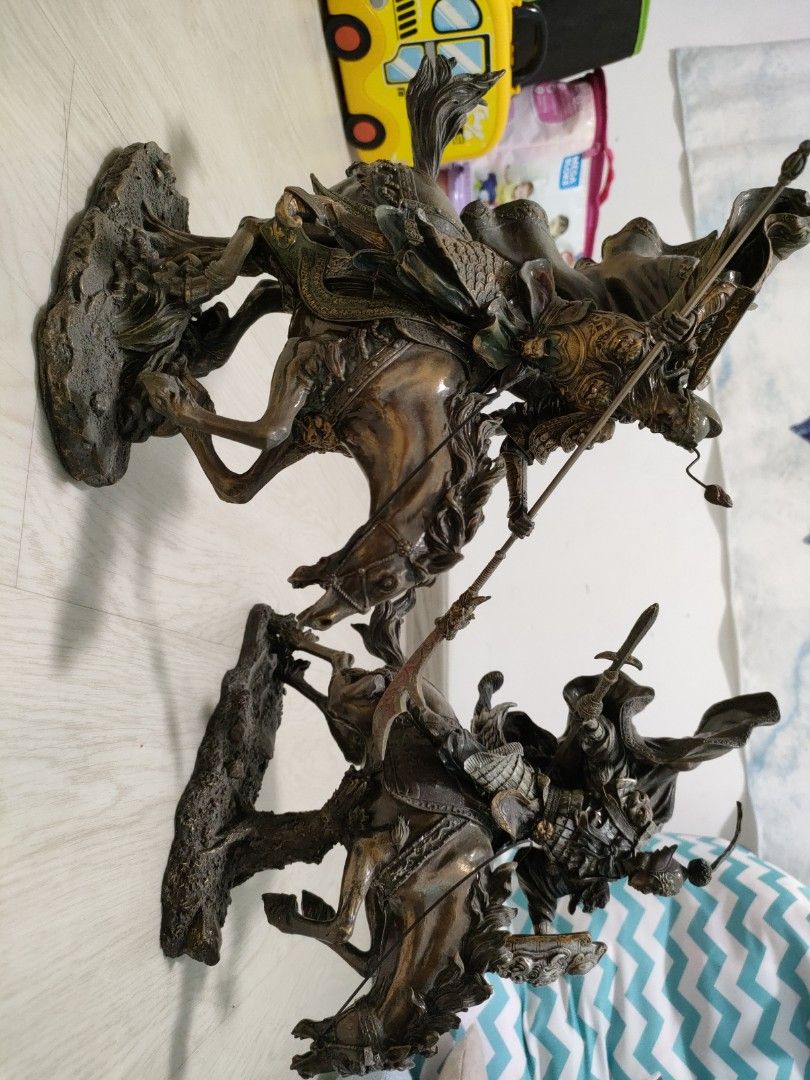 Myth Guan Yu and Zhao Yun, Hobbies & Toys, Memorabilia & Collectibles ...