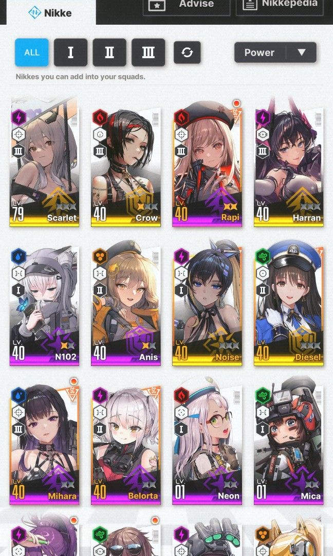 Nikke Goddess of Victory mobile game stacked account, Video Gaming ...