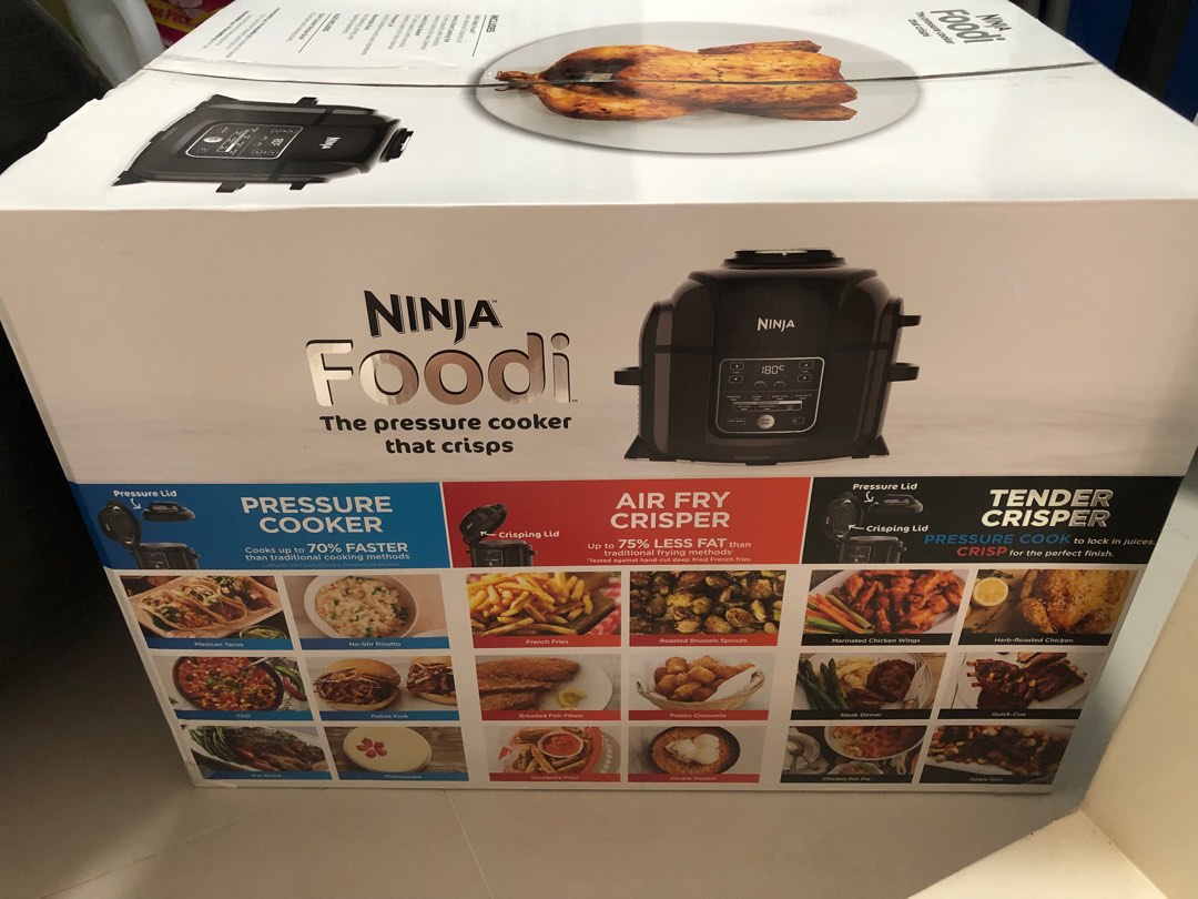 NINJA FOODI 8-IN-1 6L MULTI COOKER, TV & Home Appliances, Kitchen ...