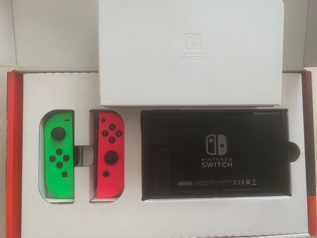 Nintendo Switch Gen 2 with Oled dock#410 ( trade in Welcomed), Video ...