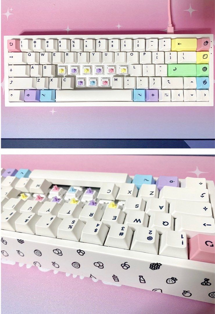 NK65 MILKSHAKE EDITION MECHANICAL KEYBOARD, Computers & Tech, Parts ...