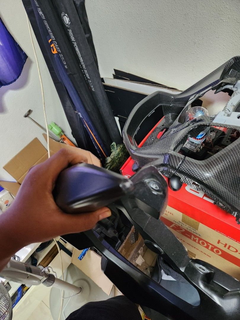 Nmax v2 box rack, Motorcycles, Motorcycle Accessories on Carousell