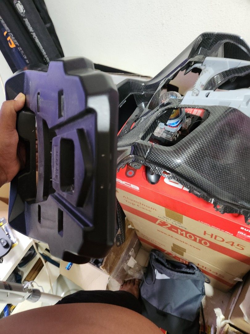 Nmax v2 box rack, Motorcycles, Motorcycle Accessories on Carousell