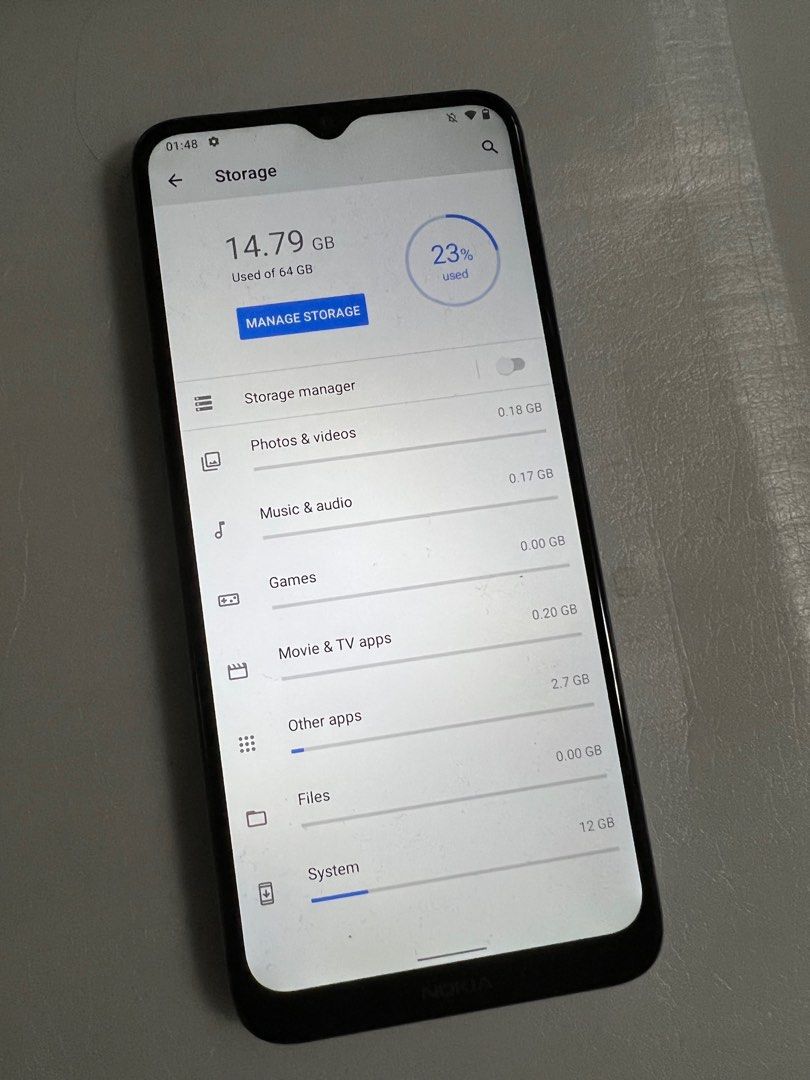 Nokia G20 (64GB) Dual sim , Model#TA-1336, 手提電話, 手機, Android 安卓手機 ...