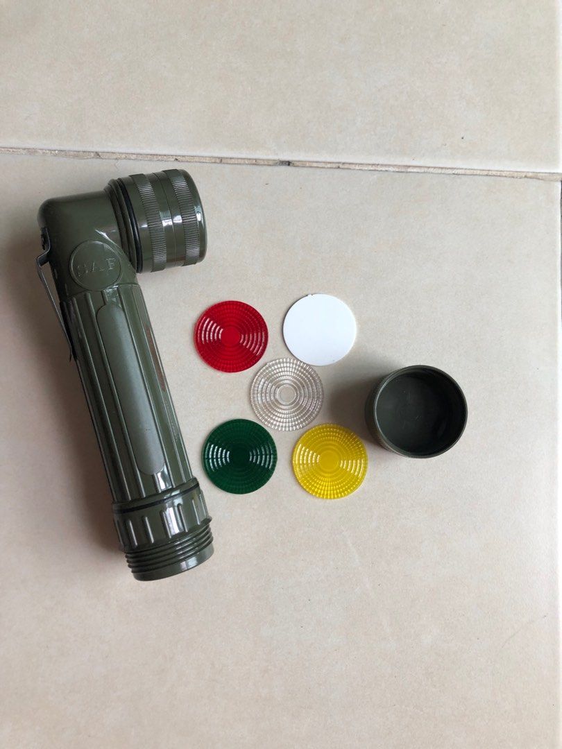 Old Skool SAF Torchlight, Sports Equipment, Hiking & Camping on Carousell