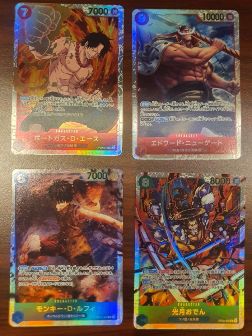 One Piece 02 Paramount War SR cards, Hobbies & Toys, Toys & Games on ...