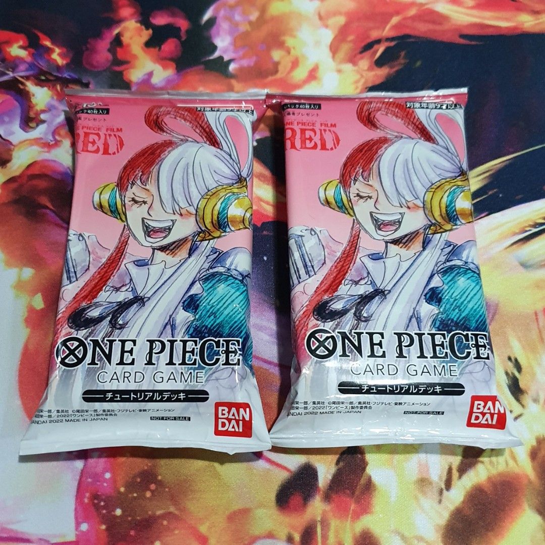 One Piece Card Game TCG Movie Film Red Promo decks 40 cards a pack one piece shanks uta luffy ...