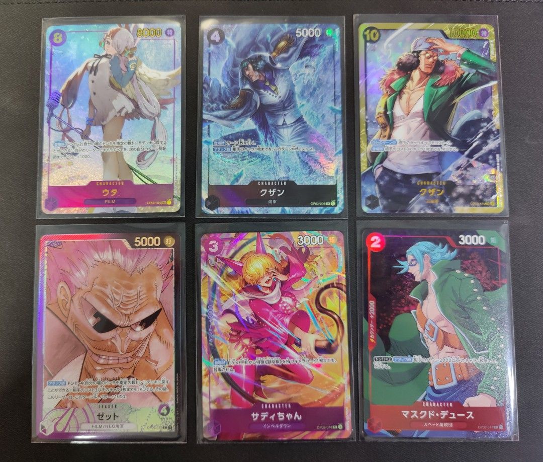One Piece OP 02 TCG cards, Hobbies & Toys, Toys & Games on Carousell
