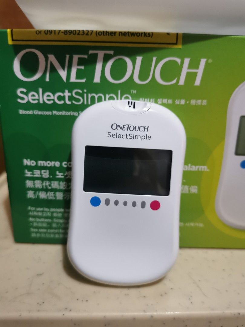 ONETOUCH SELECT SIMPLE BLOOD GLUCOSE MONITORING SYSTEM, Health ...