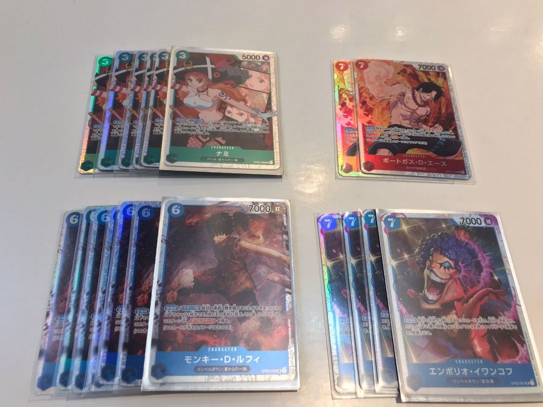 OP-02 PARAMOUNT WAR - One piece TCG, Hobbies & Toys, Toys & Games on ...