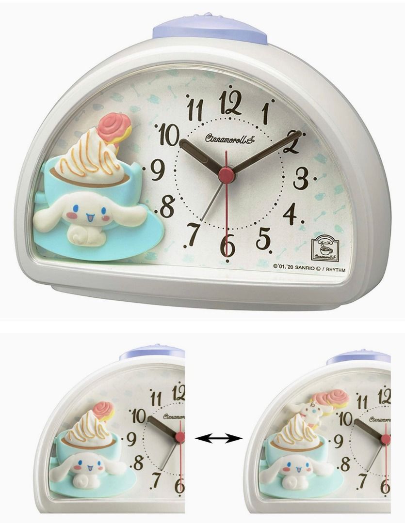 Original CITIZEN Rythm x SANRIO Cinnamoroll Alarm Clock Japan ...