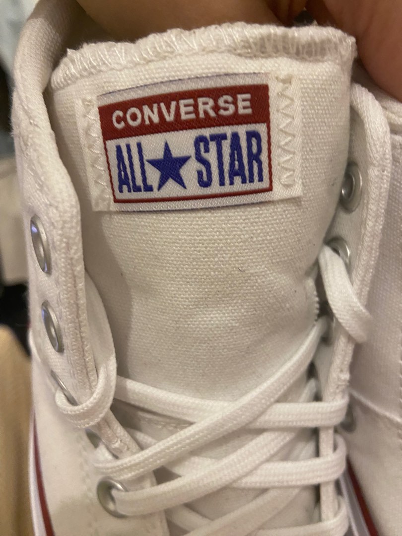 Original Converse White Sneakers, Women's Fashion, Footwear, Sneakers ...