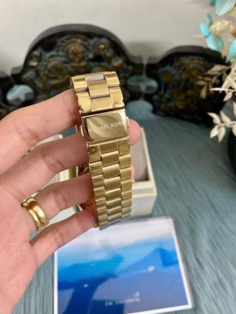 Original Michael Kors Automatic Gold Ion-plated Men's Watch MK9009 With ...