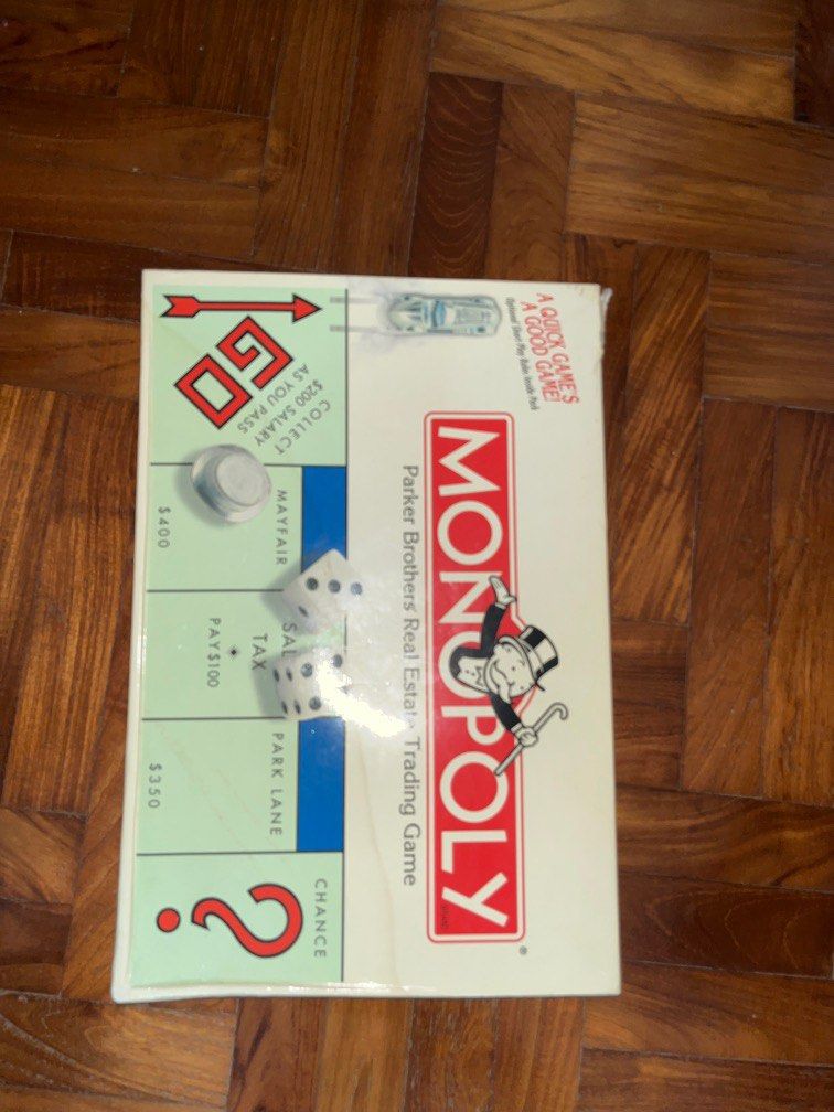 Original Monopoly Game, Hobbies & Toys, Toys & Games on Carousell