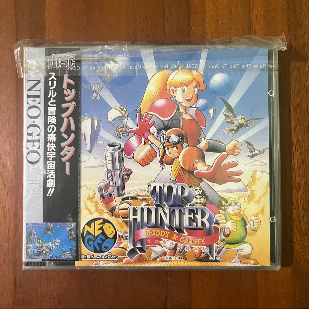 Original Neo Geo CD Top Hunter Roddy & Cathy, Video Gaming, Video Games ...