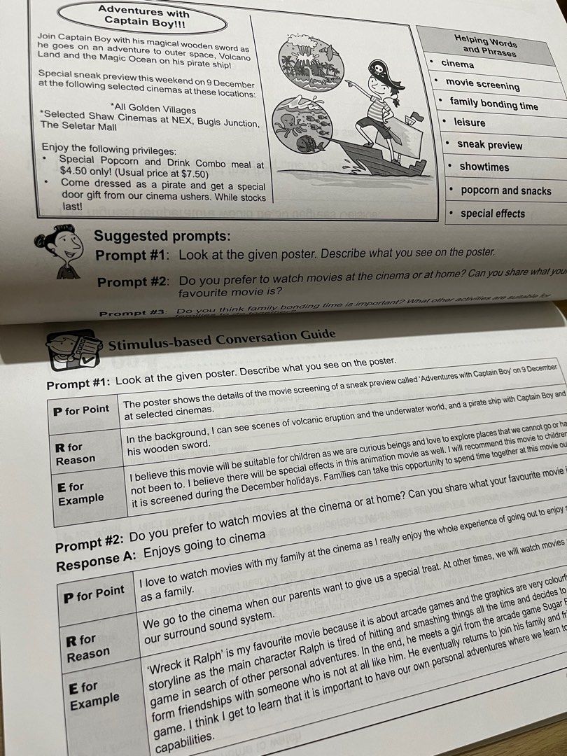 P4 English Oral Casco essential guide, Hobbies & Toys, Books ...