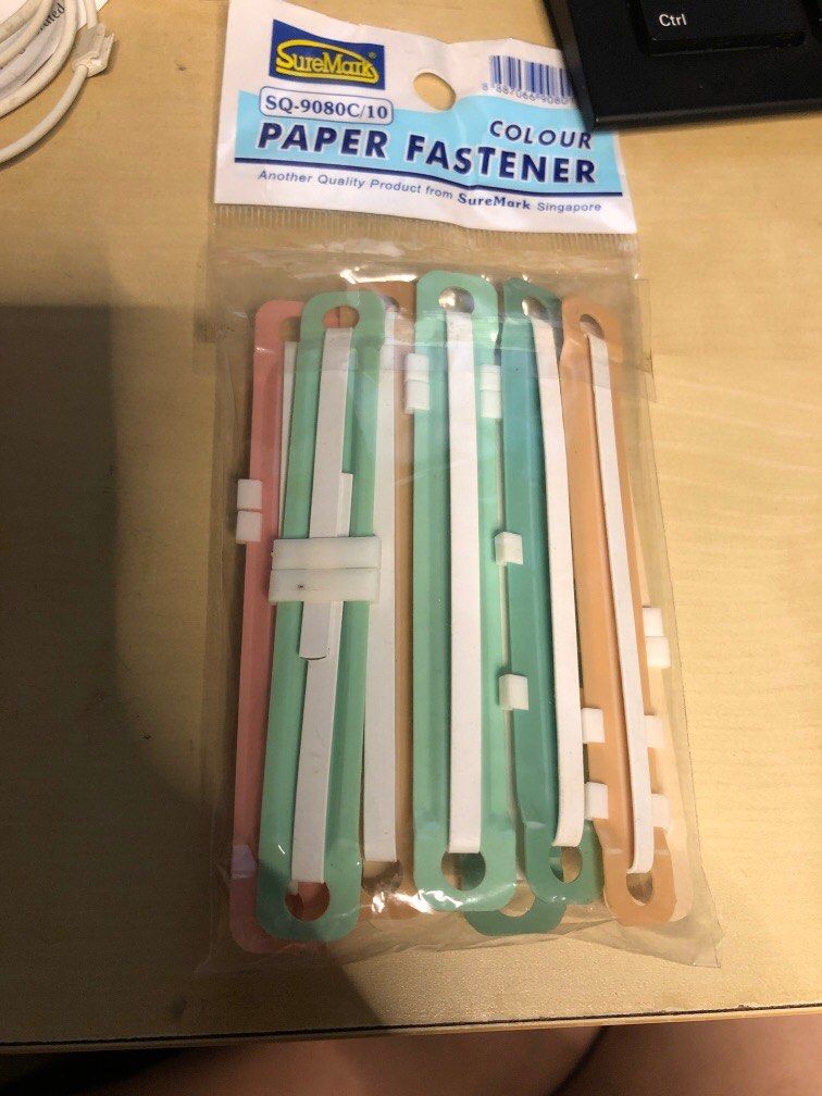 paper fastener *10, Hobbies & Toys, Stationery & Craft, Stationery ...