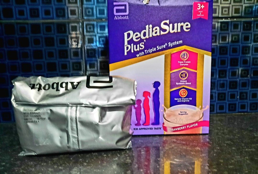 Pediasure Plus for 3+ strawberry flavor, Babies & Kids, Nursing ...