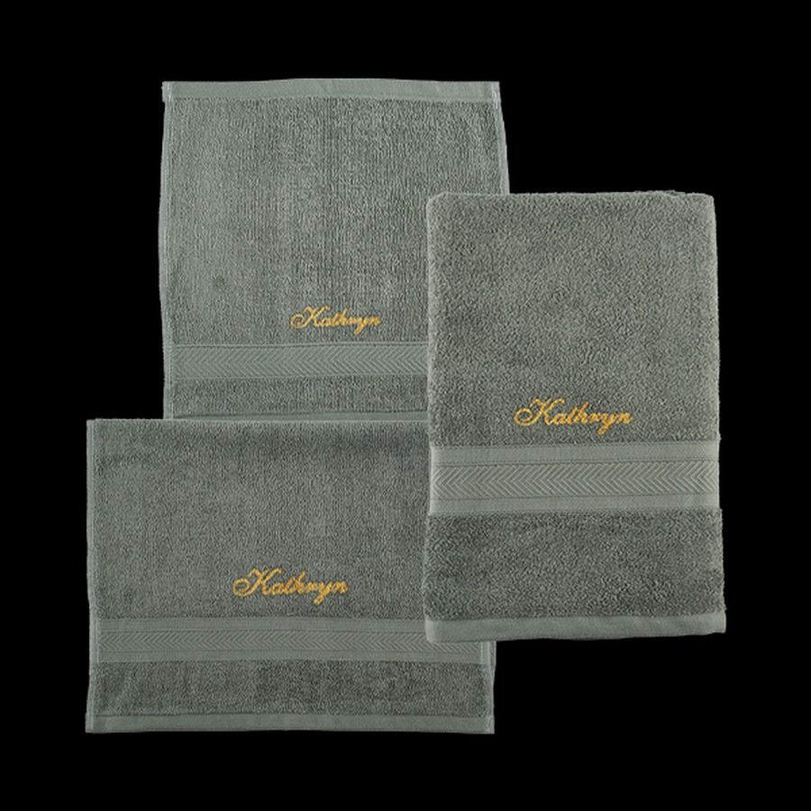 Personalized And Premium Embroidered Cotton Towel Gift Set, Hobbies ...