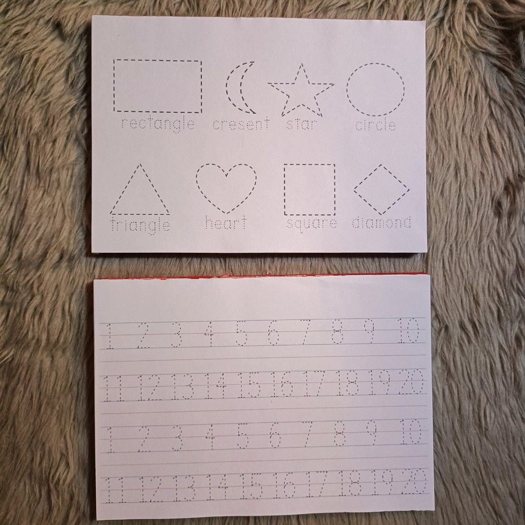 PERSONALIZED TRACING PAD, Hobbies & Toys, Books & Magazines, Children's ...