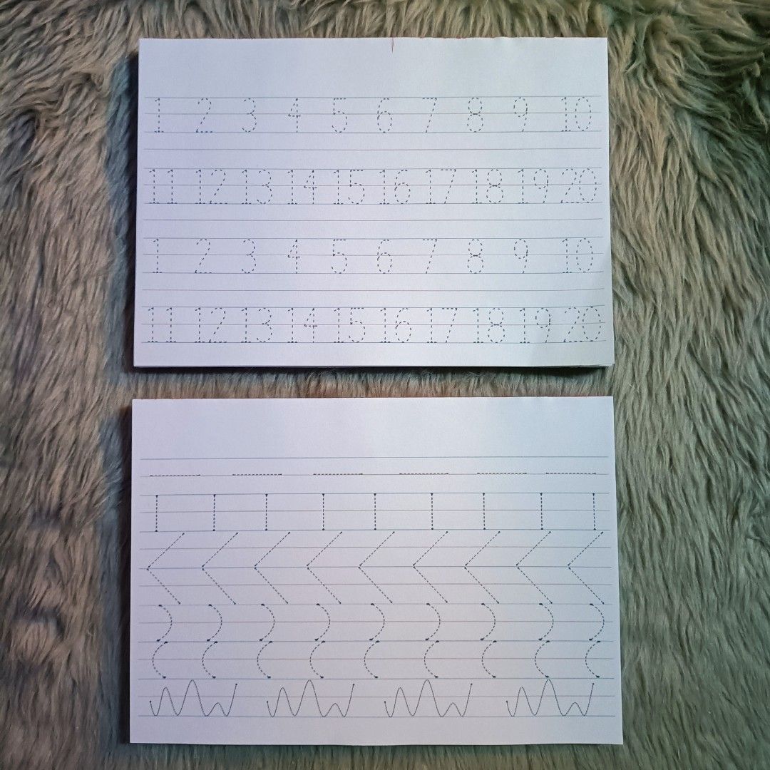 PERSONALIZED TRACING PAD, Hobbies & Toys, Books & Magazines, Children's ...