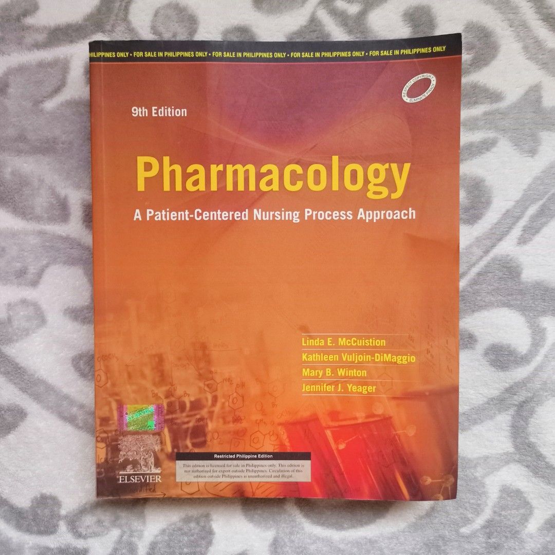 PHARMACOLOGY PATIENT CENTERED NURSING PROCESS APPROACH 9TH EDITION ... PHARMACOLOGY PATIENT CENTERED NURSING PROCESS APPROACH 9TH EDITION ...