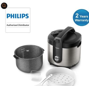 Philips 2L Nasi Premium + Rice cooker HD3138/62 - LSSG0401, TV & Home ...