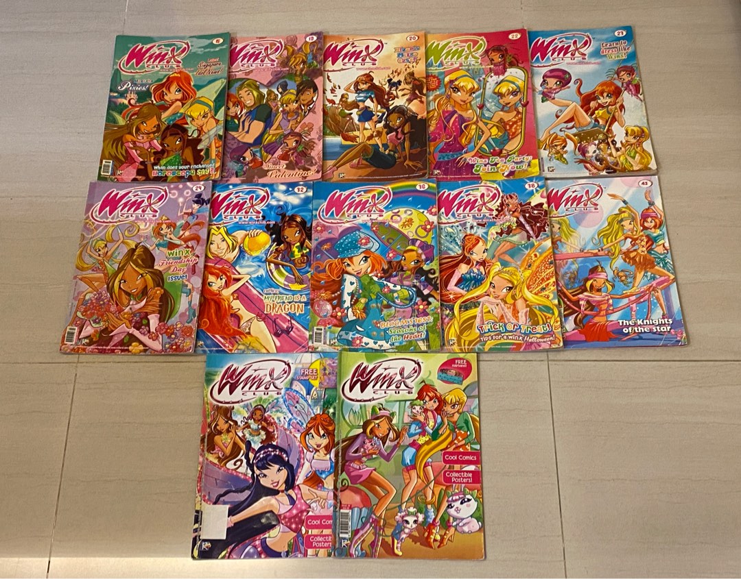 PL Winx Club 12x Magazines Bundle , Hobbies & Toys, Books & Magazines ...