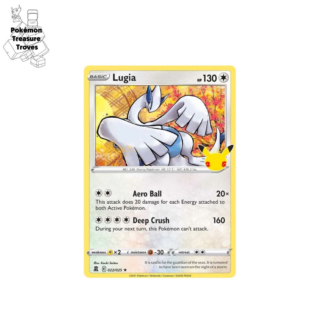 Pokemon Celebrations Lugia Card, Hobbies & Toys, Toys & Games on Carousell