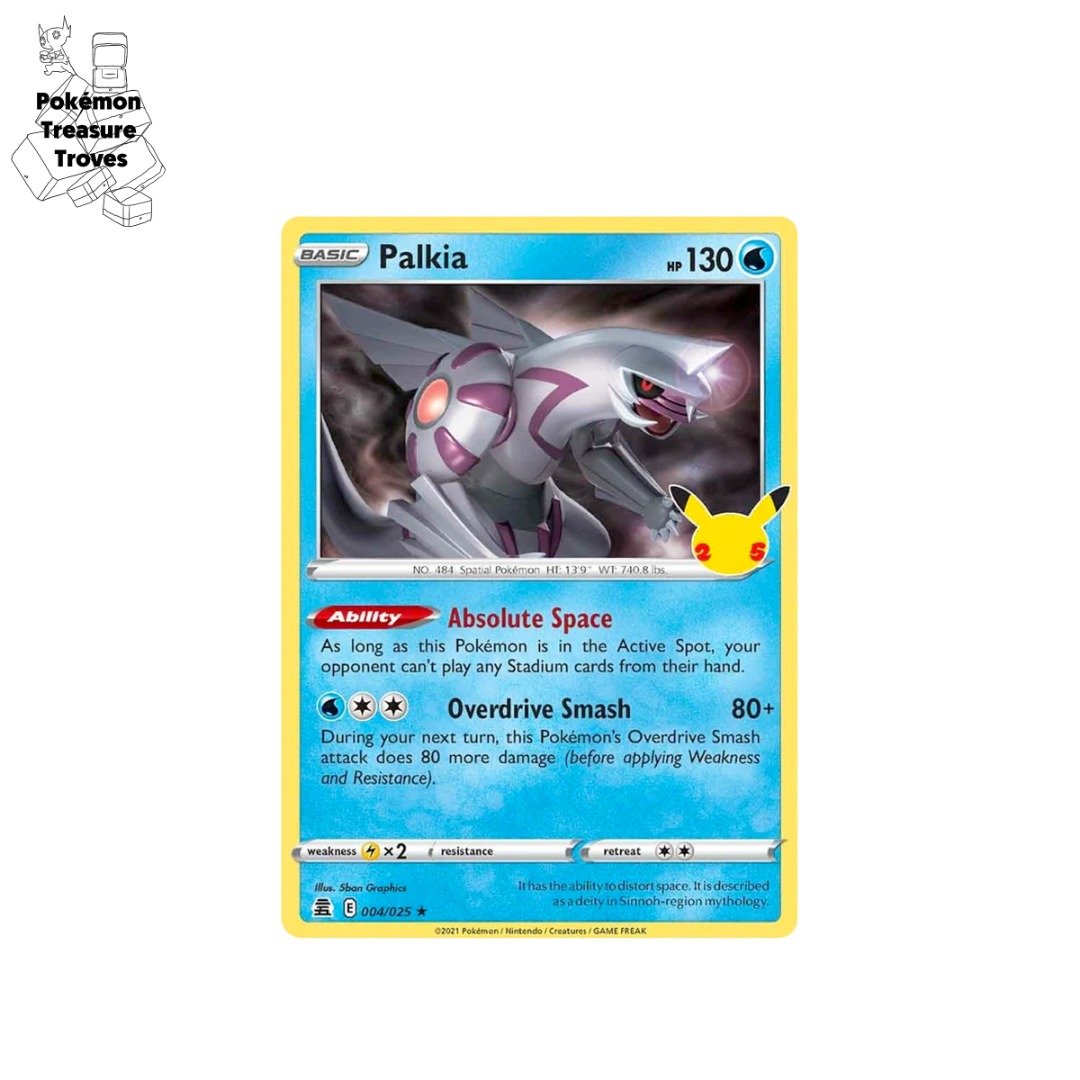 Pokemon Celebrations Palkia Card, Hobbies & Toys, Toys & Games on Carousell