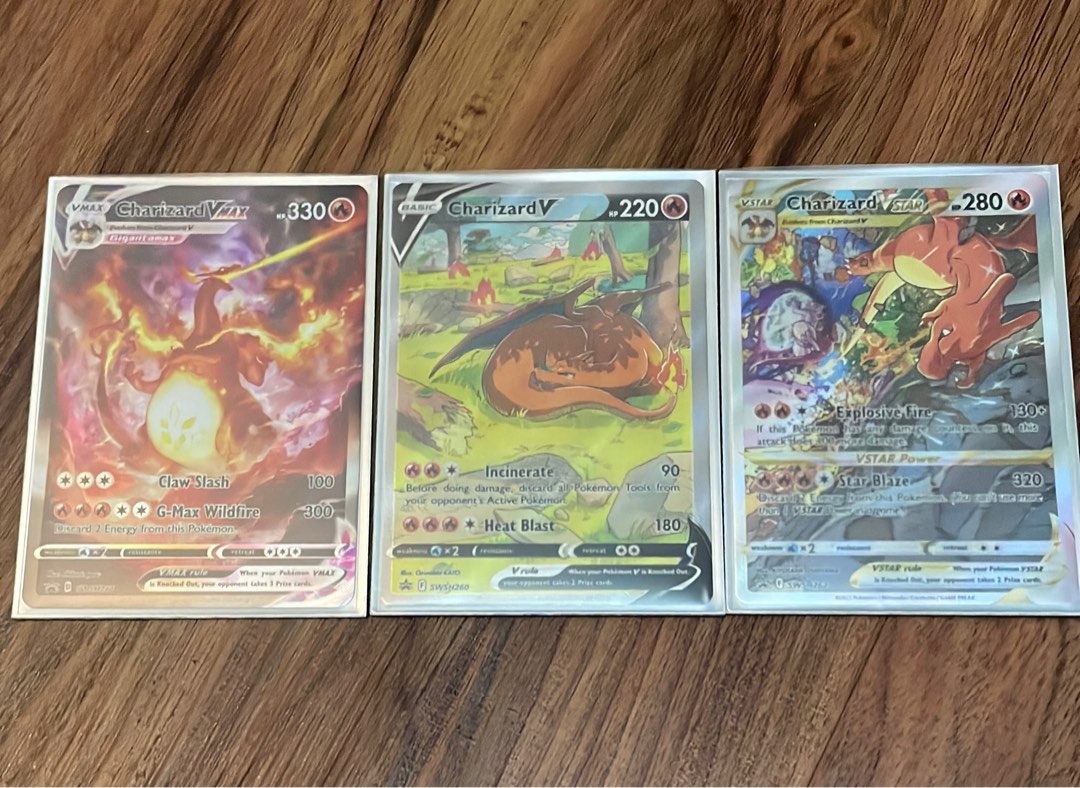 Pokemon Charizard UPC promo zard set, Hobbies & Toys, Toys & Games on ...