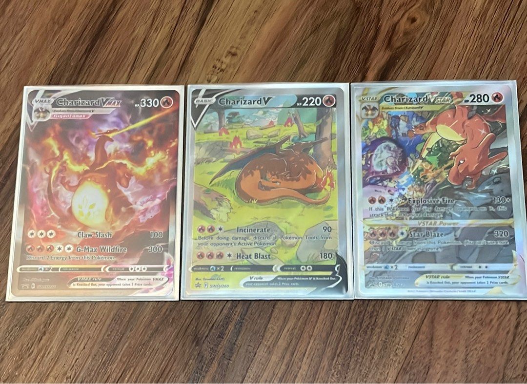 Pokemon Charizard UPC promo zard set, Hobbies & Toys, Toys & Games on ...