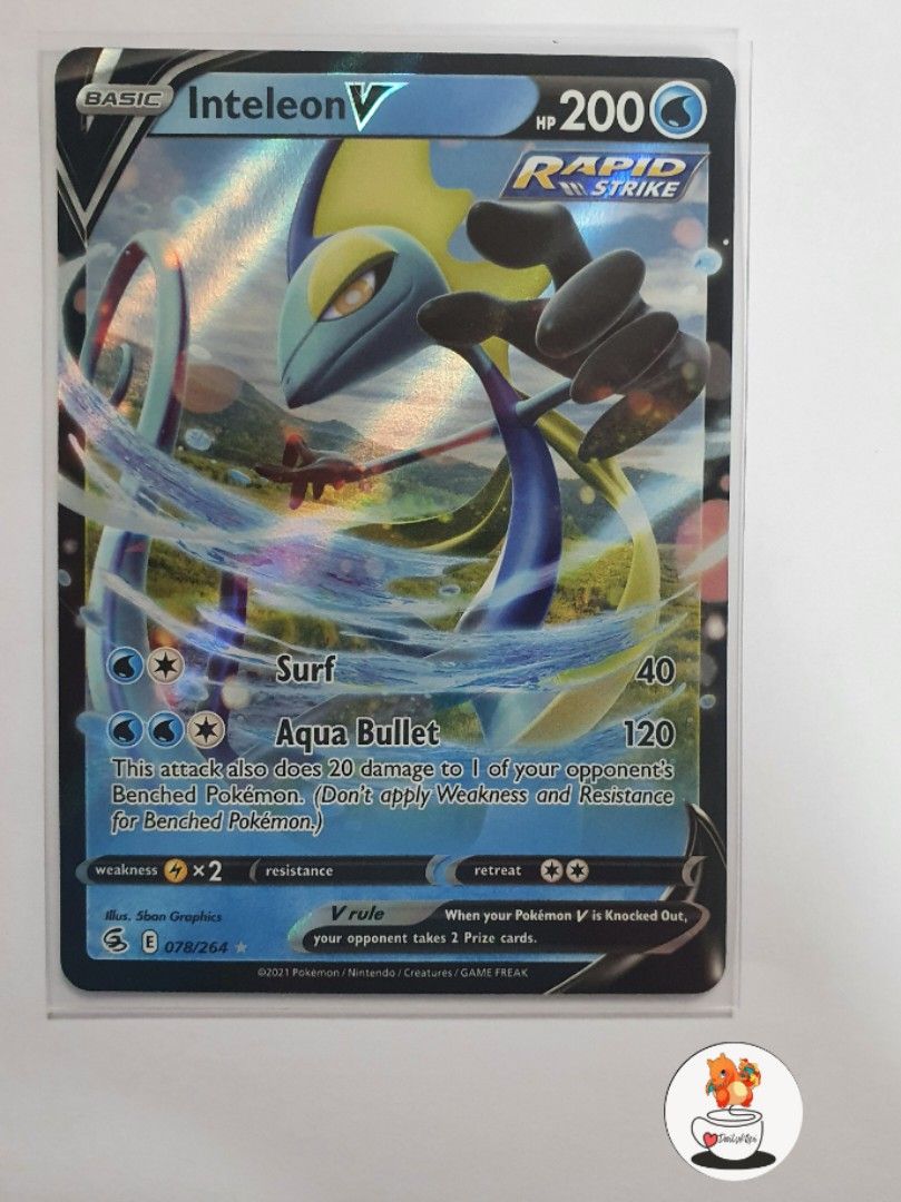 Pokemon TCG - Fusion Strike Full Art (50 Cards Bundle), Hobbies & Toys ...