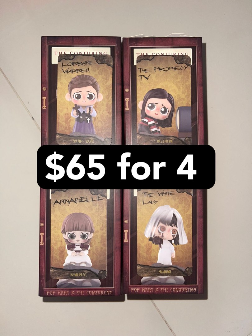 Popmart The Conjuring Universe Series Blind Box Figurines, Hobbies ...