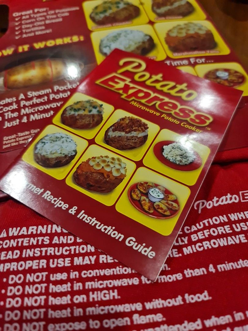 Potato express (microwave only), Kitchen & Appliances di Carousell