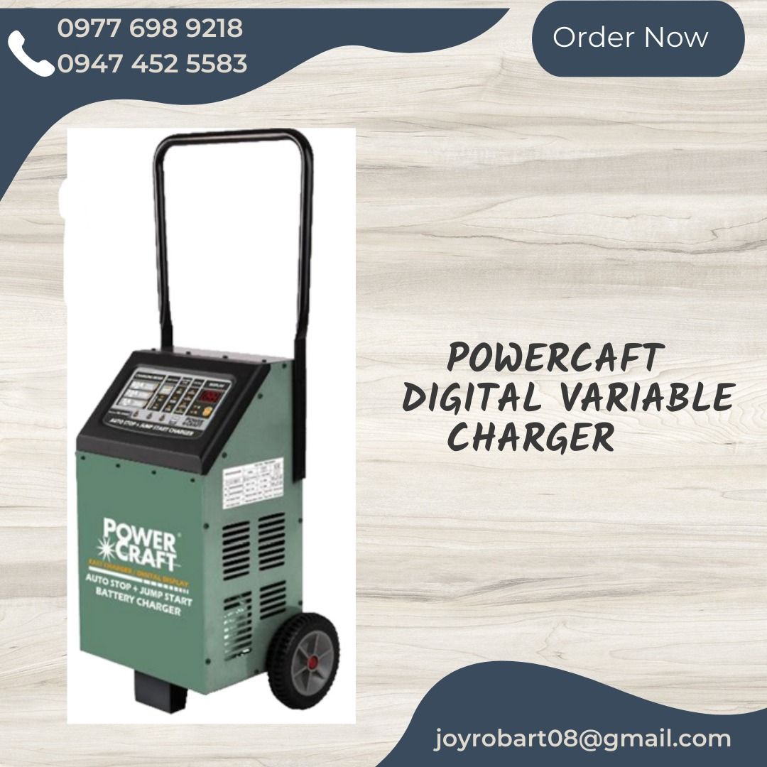 POWERCRAFT DIGITAL VARIABLE CHARGER, Commercial & Industrial ...