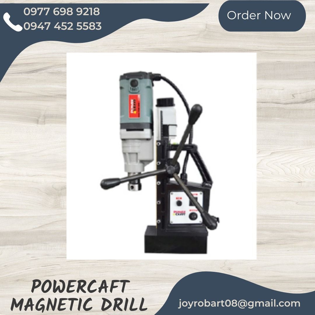 POWERCRAFT MAGNETIC DRILL, Commercial & Industrial, Construction Tools ...
