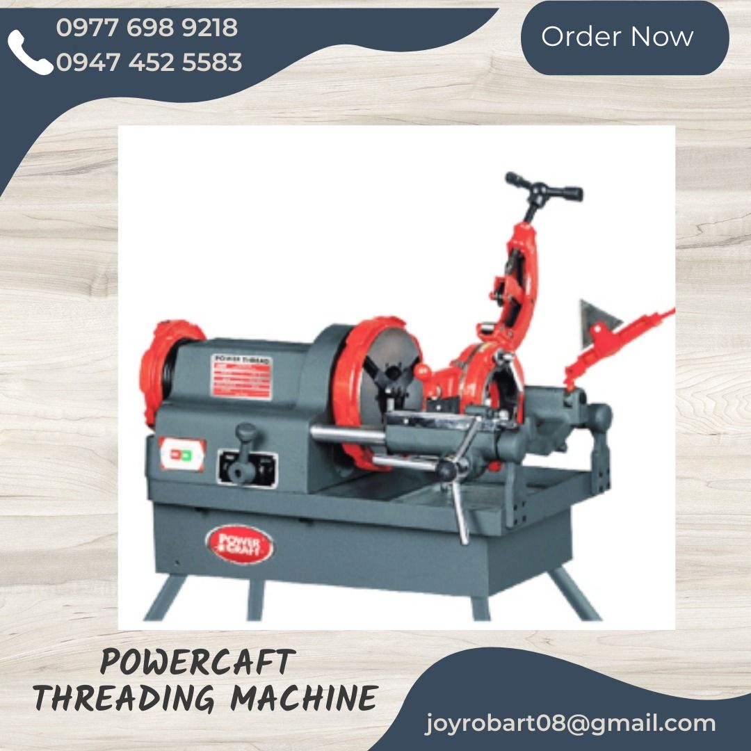 POWERCRAFT THREADING MACHINE, Commercial & Industrial, Construction ...