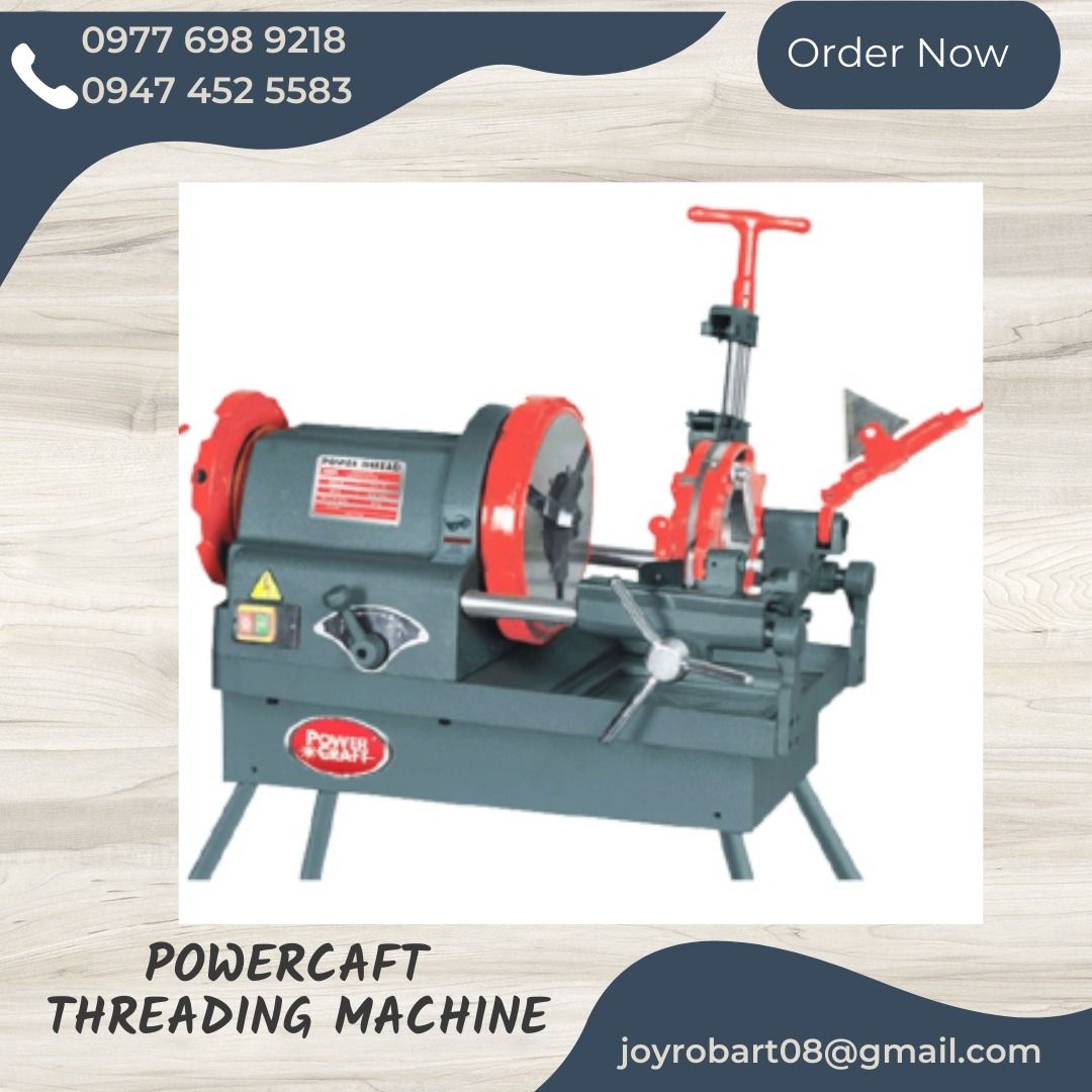 POWERCRAFT THREADING MACHINE, Commercial & Industrial, Construction ...