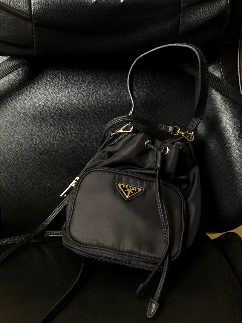 Prada Bucket bag, Luxury, Bags & Wallets on Carousell