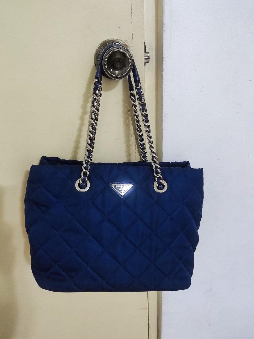 Prada Chain Bag, Luxury, Bags & Wallets on Carousell