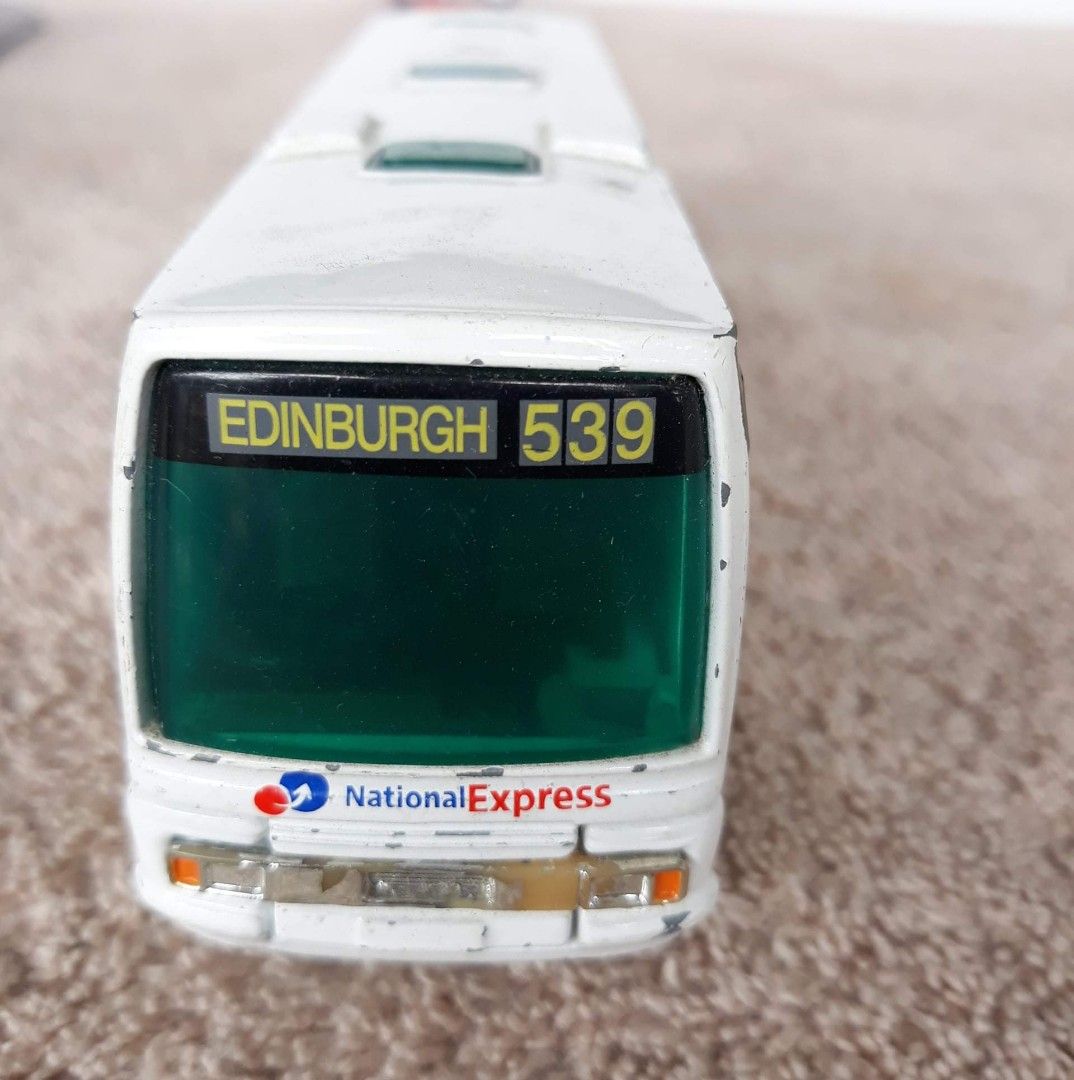 PRELOVED CORGI PLAXTONS PARAMOUNT 3500 NATIONAL EXPRESS MODEL BUS DIE ...
