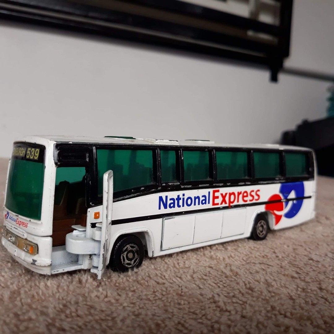 PRELOVED CORGI PLAXTONS PARAMOUNT 3500 NATIONAL EXPRESS MODEL BUS DIE ...