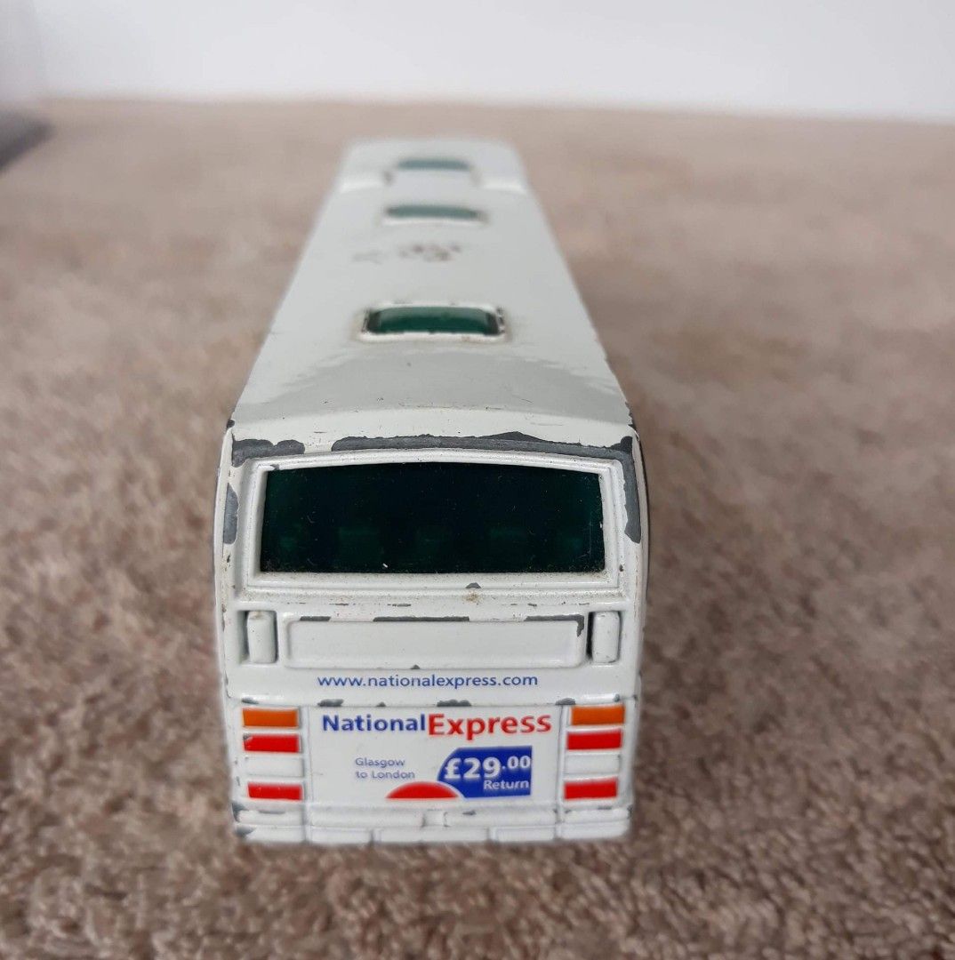 PRELOVED CORGI PLAXTONS PARAMOUNT 3500 NATIONAL EXPRESS MODEL BUS DIE ...
