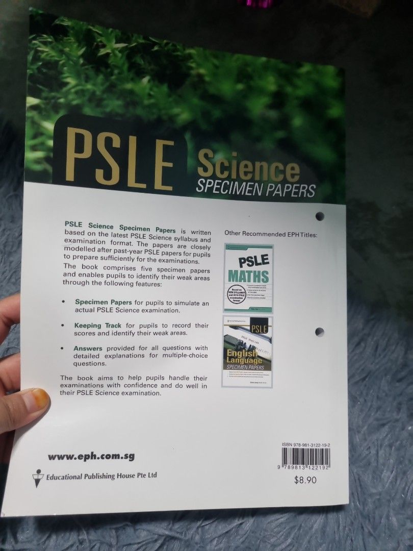 PSLE SCIENCE Specimen Papers, Hobbies & Toys, Books & Magazines ...