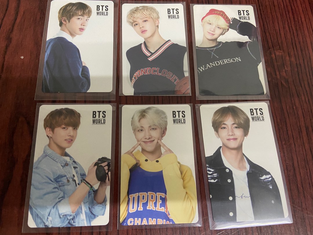 QYOP - BTS World Double Sided PCs, Hobbies & Toys, Memorabilia & Collectibles, K-Wave on Carousell