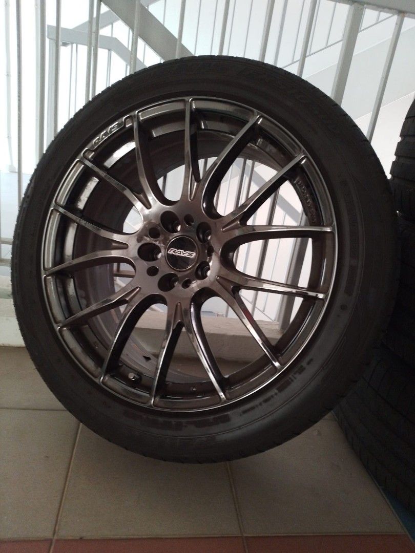 Rare Almost New Original 20" Rays Homura 2x7 w Falken Tyres FK510 KIA ...