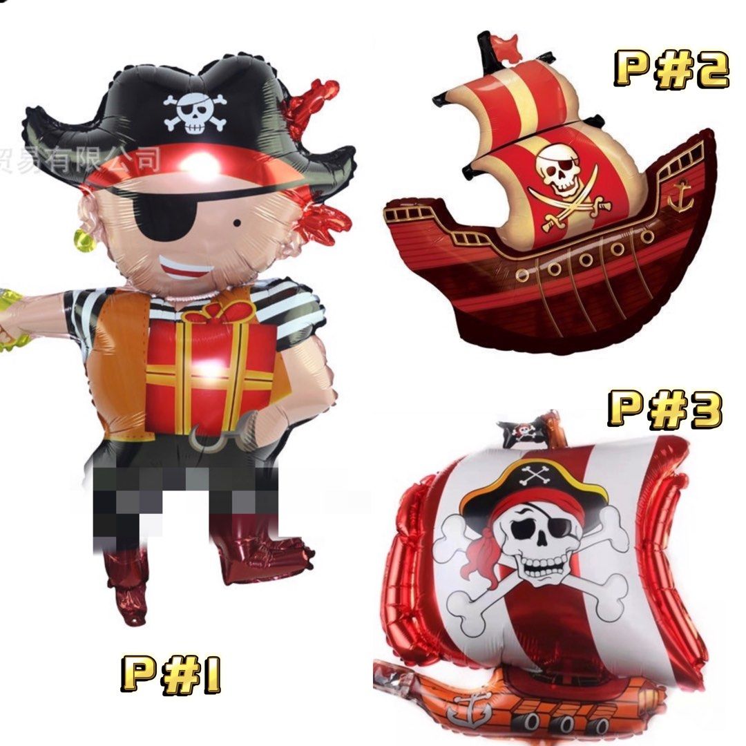 [Ready Stock] One Piece Adventure Pirate Ship Pirate Captain deflated ...
