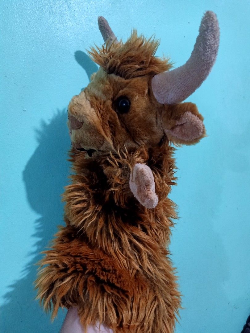 REALISTIC BUFFALO HAND PUPPET, Hobbies & Toys, Toys & Games on Carousell
